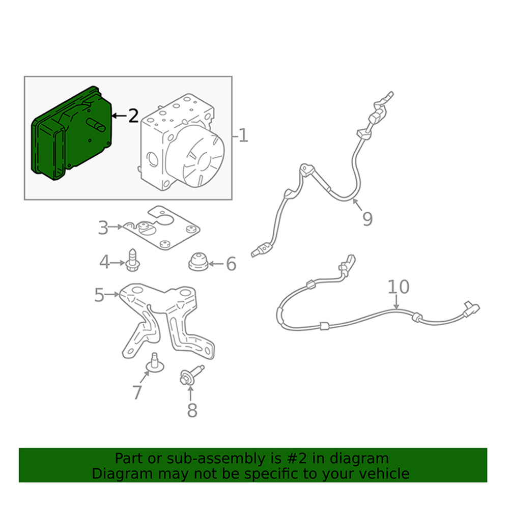 GN1Z-2B513-D | Anti-Lock Brake Actuation Kit Genuine Ford®